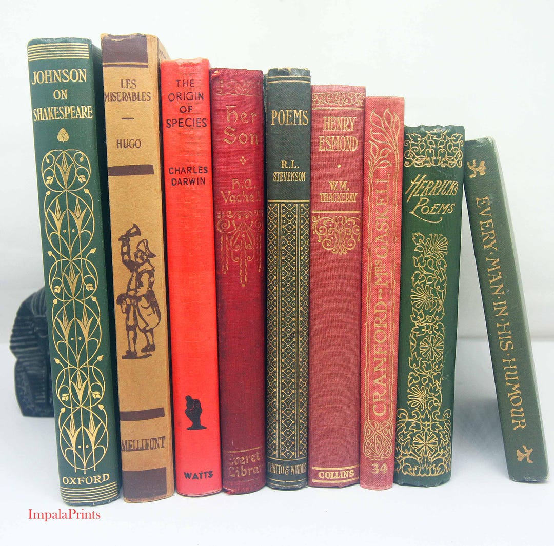 Adopt an Antique Book 1890s - 1930s Attractive Display Books & Good ...