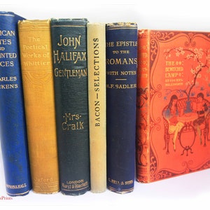 Adopt an Antique 100 Year Old Book Worn Loved Hardback Books Vintage ...