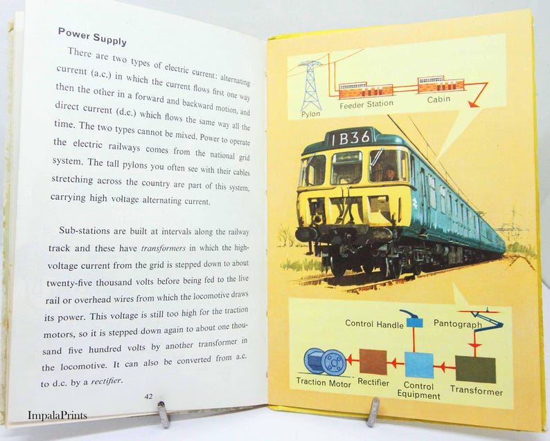 Locomotives 1960s Colour Ladybird Train Book Illustrated Vintage ...