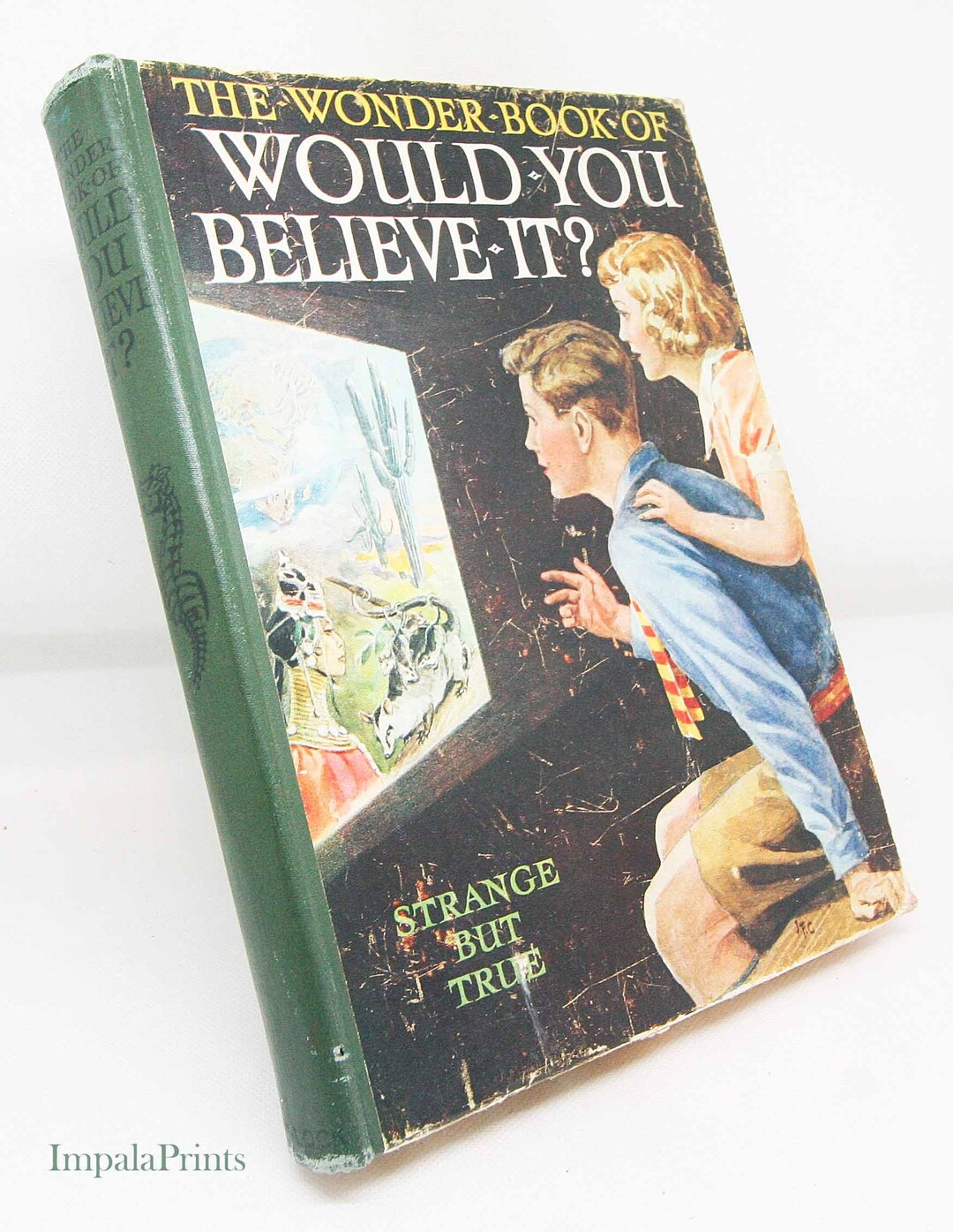 Vintage Childrens Factual Book 'strange but True' 1940s Children's ...