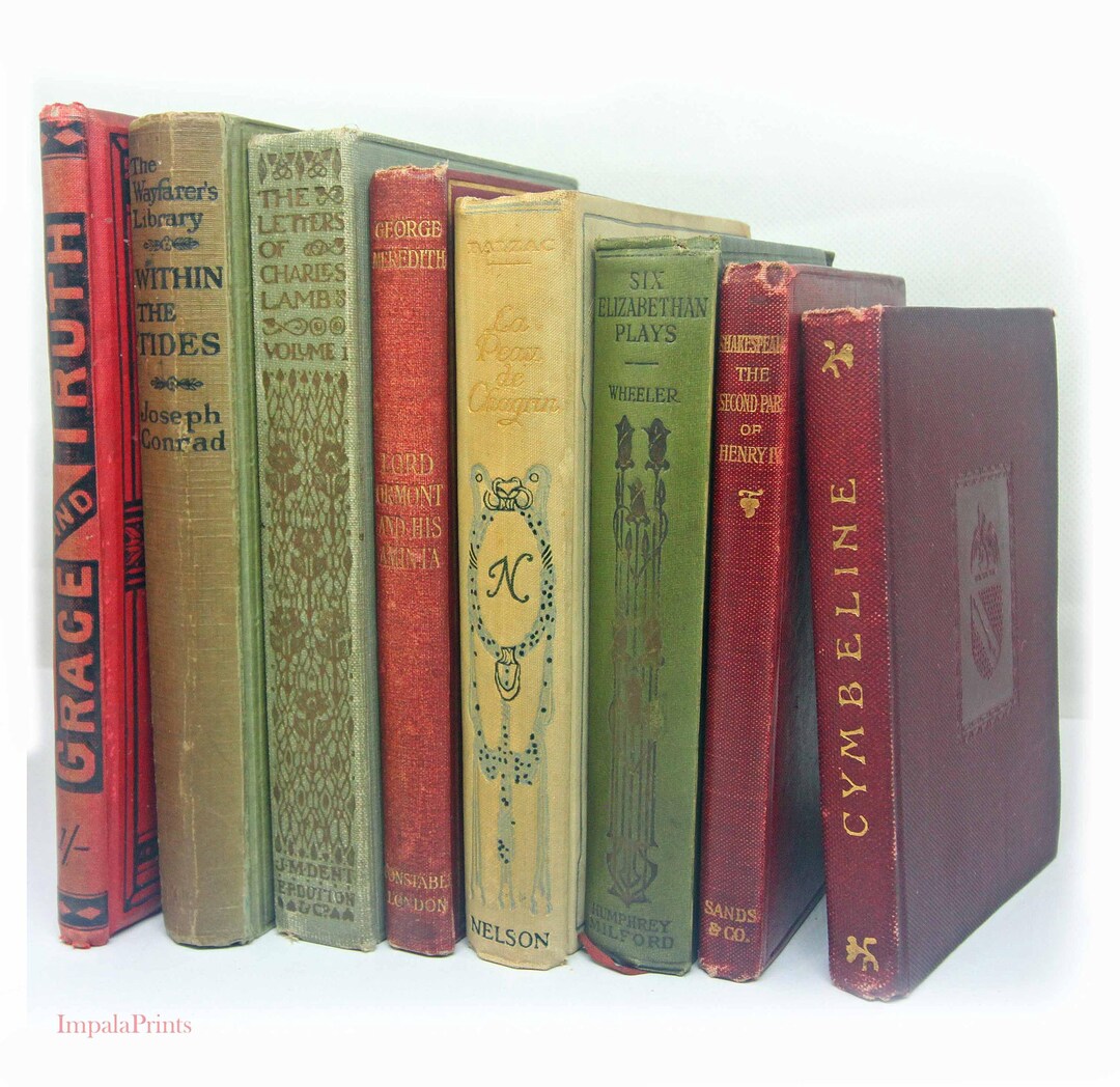 Adopt an Antique 100+ Year Old Book Worn Loved Hardback Books Vintage ...