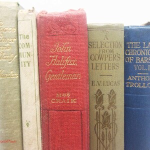 Antique and Vintage Adopt a Book, 90+ Years Old Books Loved Hardback ...
