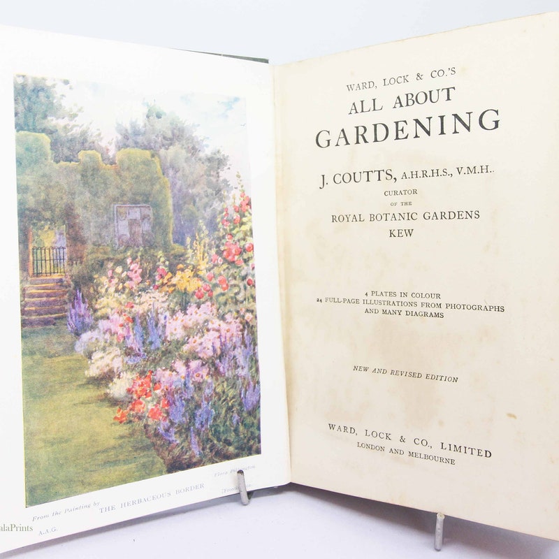 Vintage Garden Book - Etsy UK