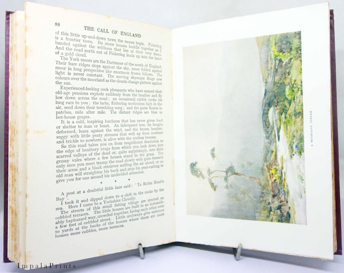 Call of England Illustrated Guide History Book 1929 Colour Antique ...