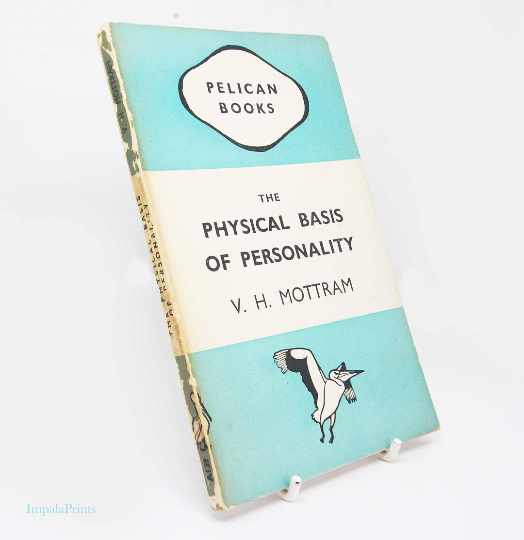 Personality Phisical Basis 1940s Psychology Pelican Series Vintage ...