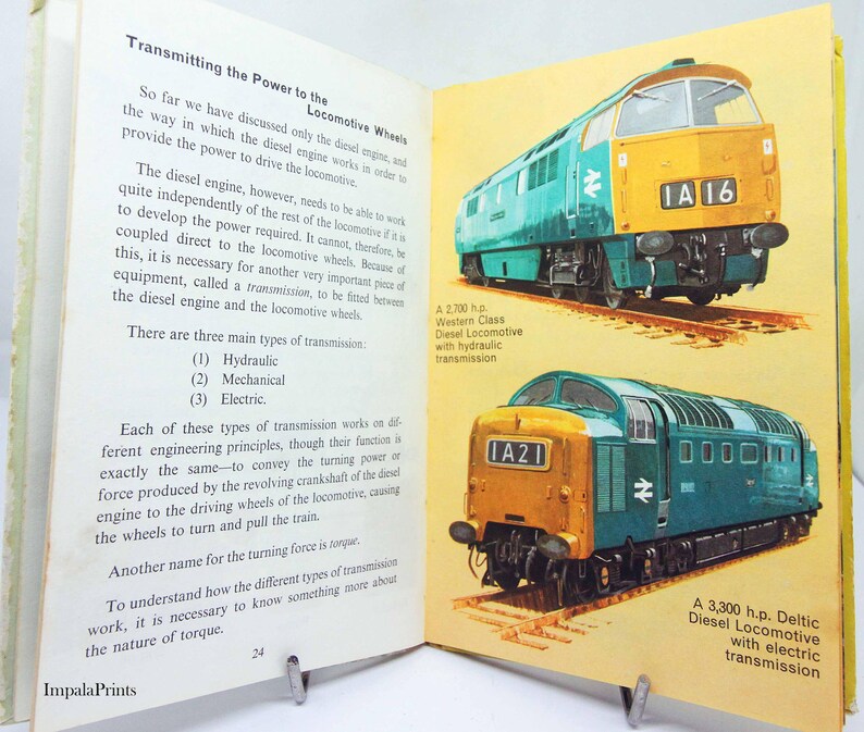 Locomotives 1960s Colour Ladybird Train Book Illustrated Vintage ...
