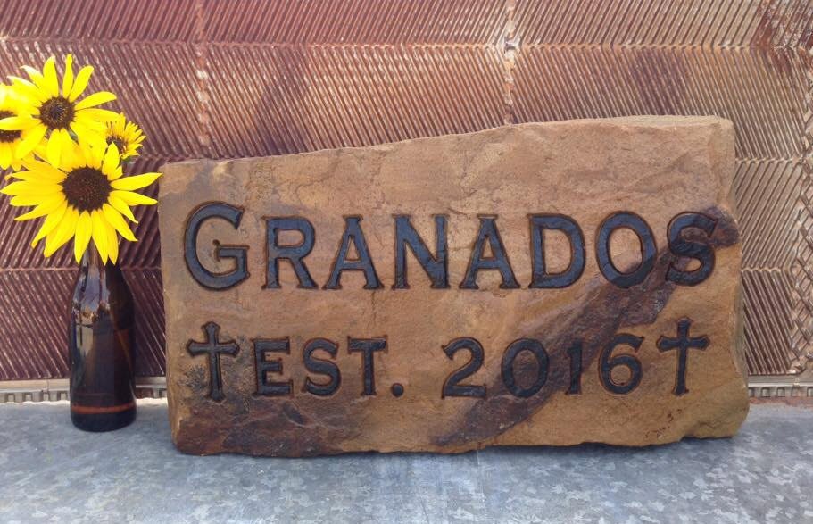 Custom Engraved Flagstone Rock Sign Memorial Headstone - Etsy Israel