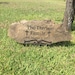 Custom Engraved Flagstone Rock Sign, Memorial, Headstone, Gravestone ...