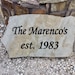 Custom Engraved Flagstone Rock Sign, Memorial, Headstone, Gravestone ...