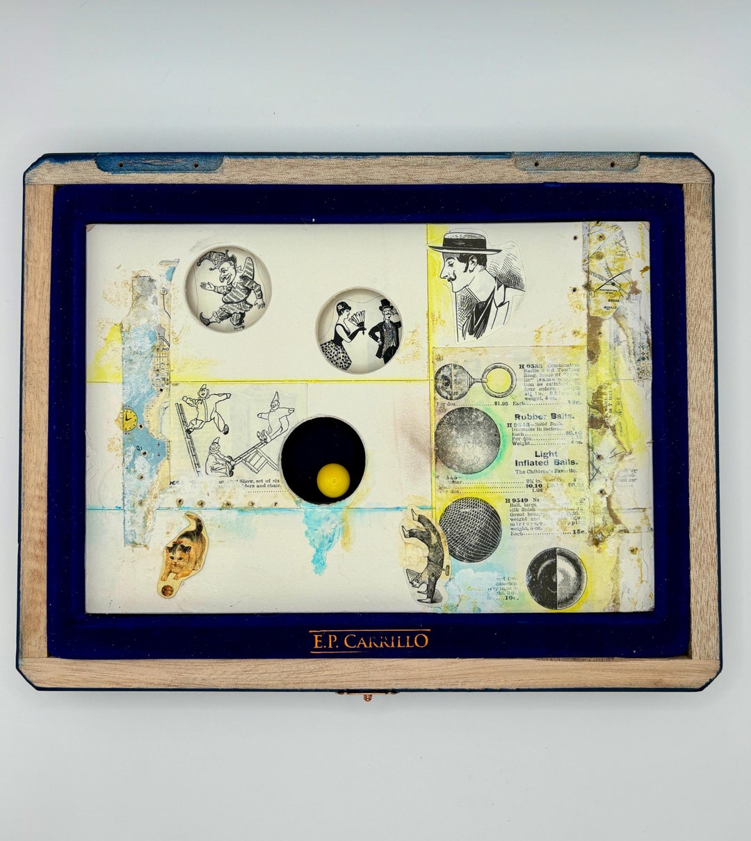 Victorian Circus Shadow Box Assemblage - Etsy