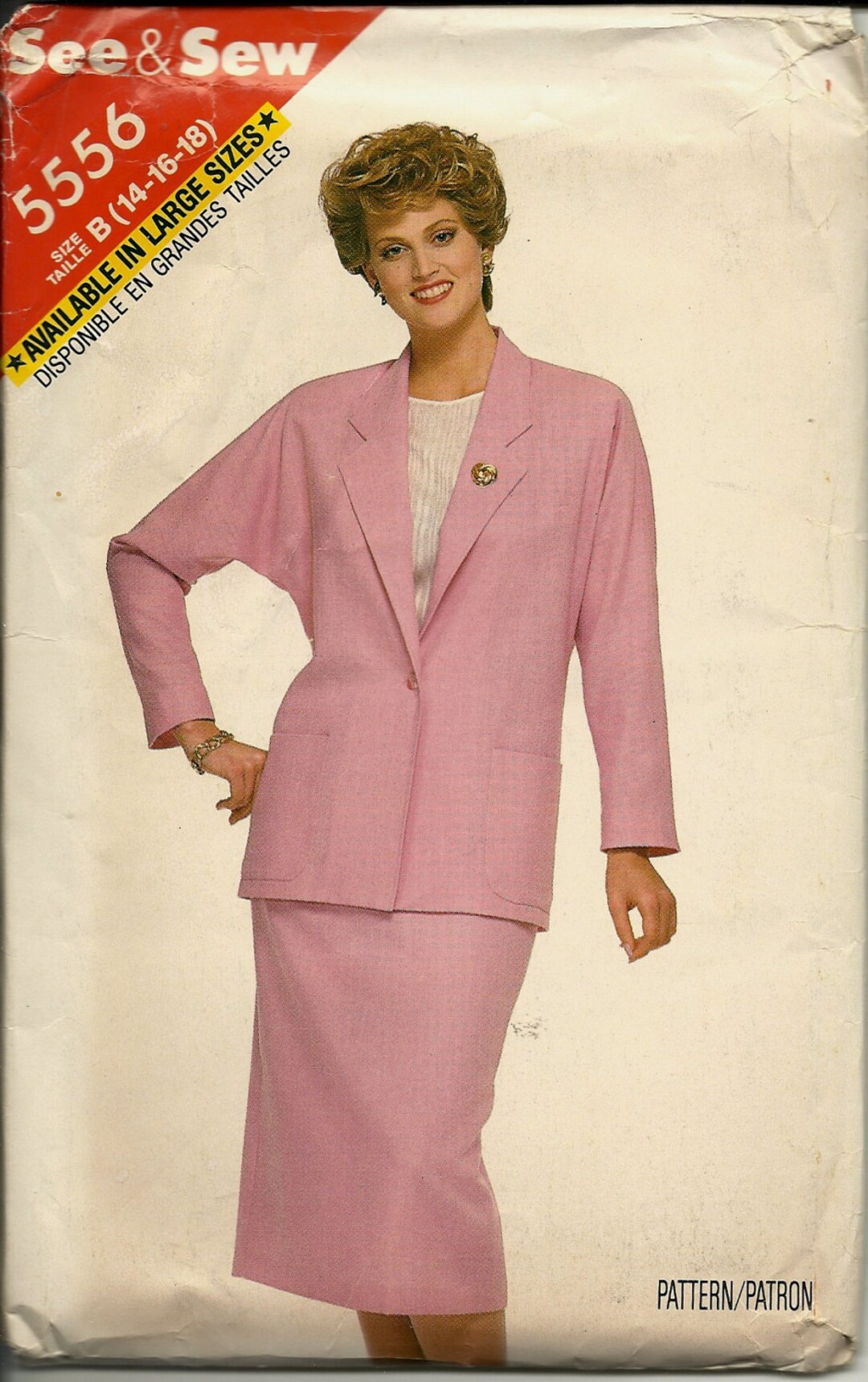 Butterick 5556 Misses Jacket and Skirt Size 14-18 C1987 UNCUT - Etsy