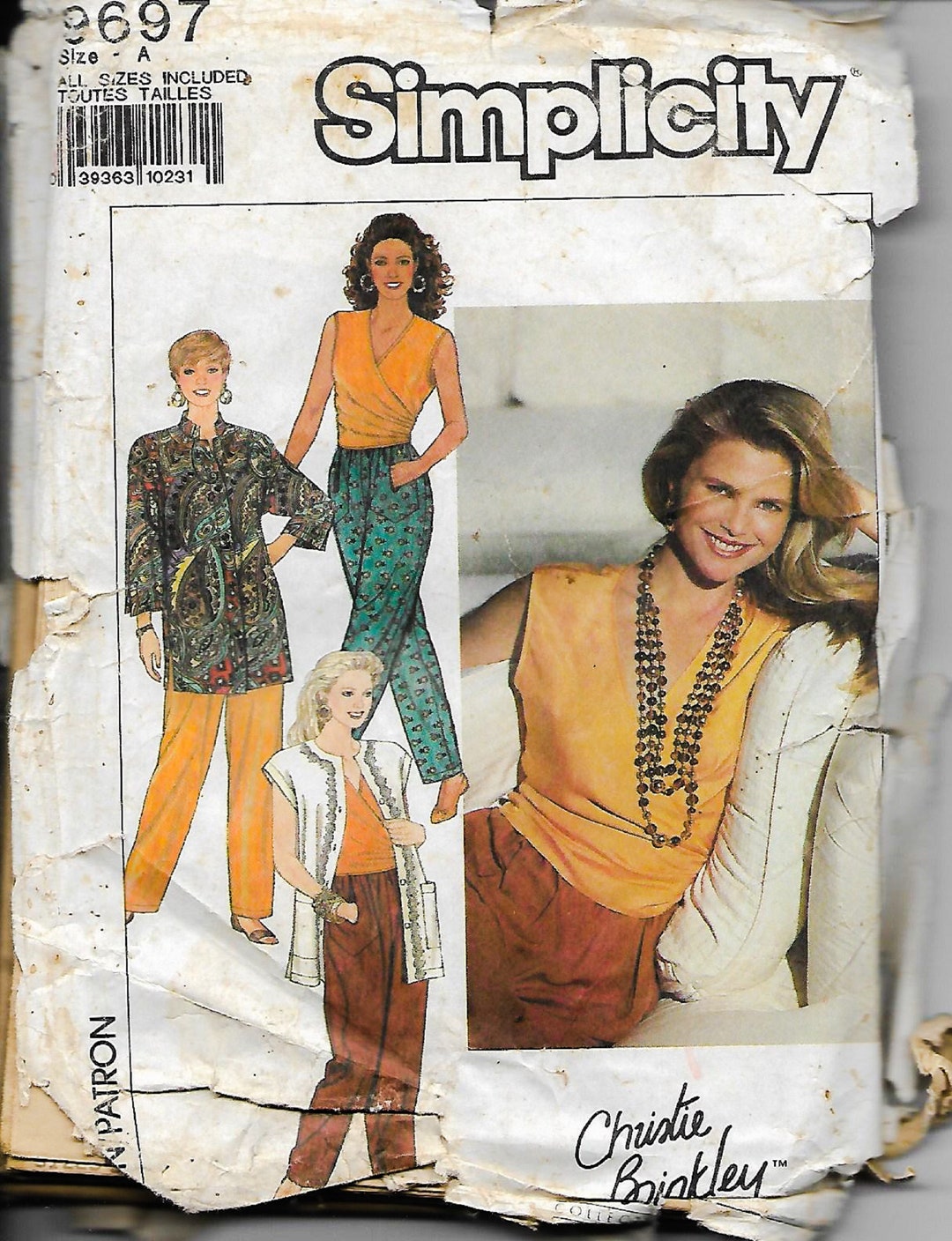 Simplicity 9697 Misses/women's Pants, Lined Jacket With or Without ...