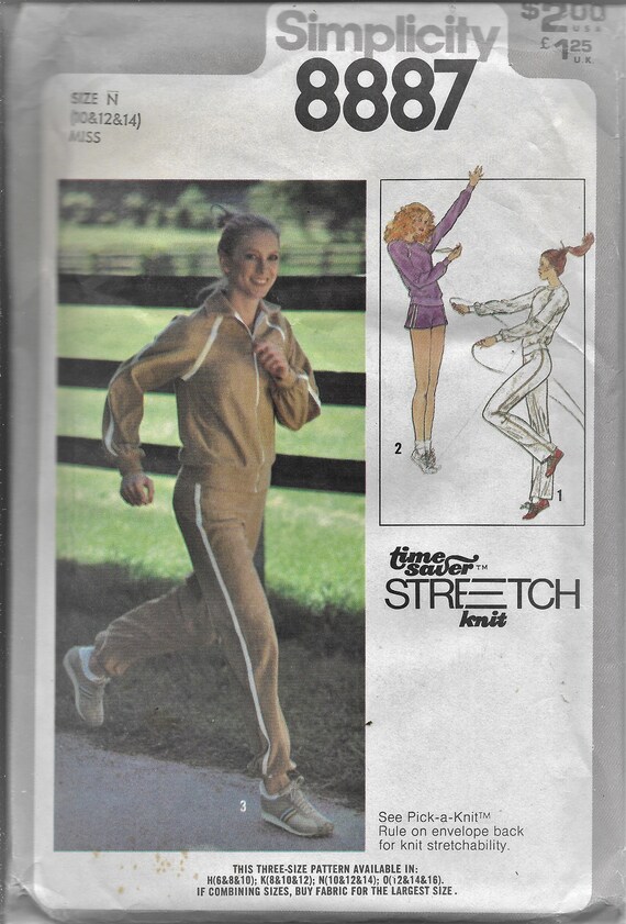 Simplicity 8887 Misses Pullover Top Pants Shorts and Unlined - Etsy