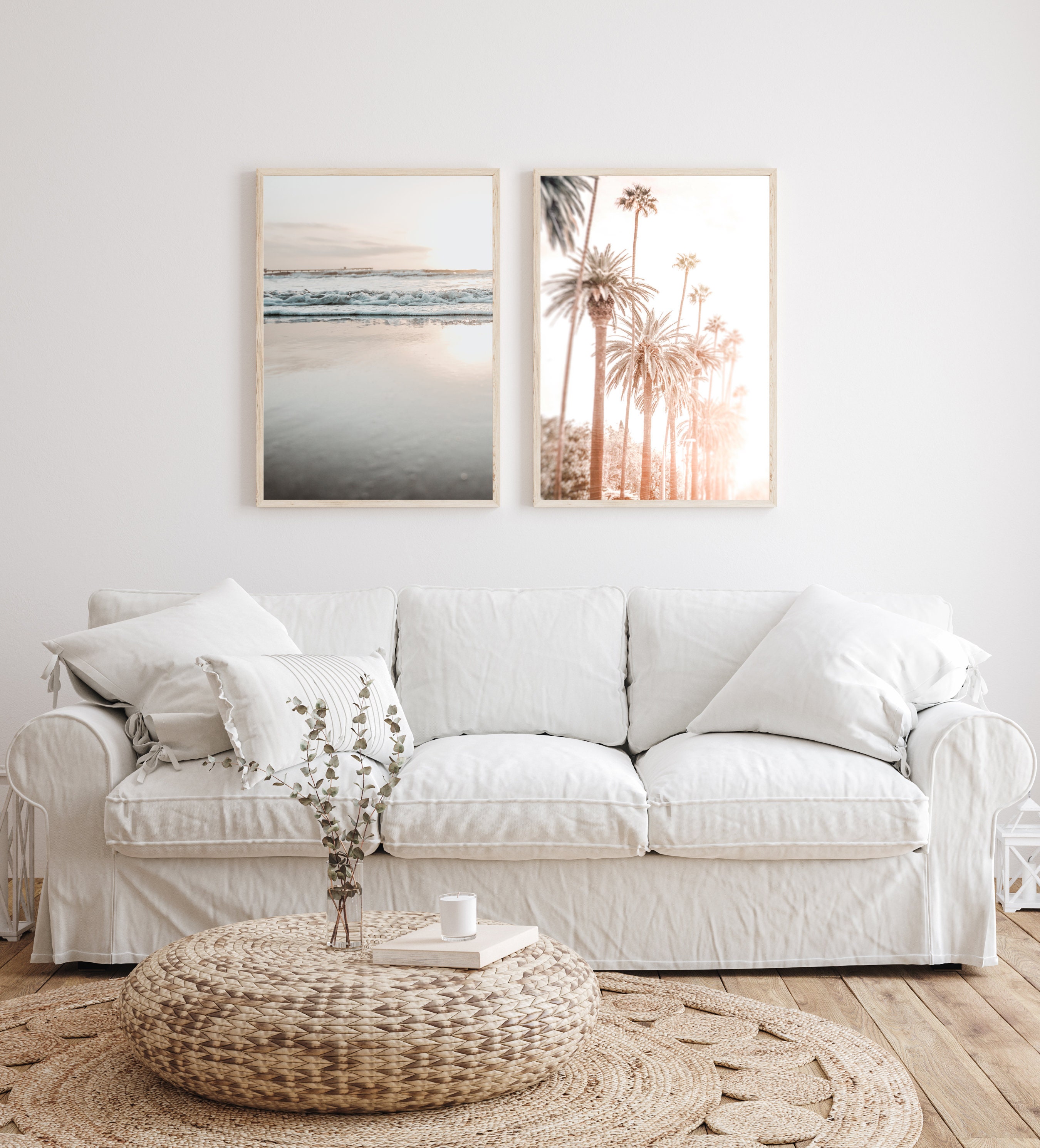 California Print Set Ocean Print California Decor Beach | Etsy