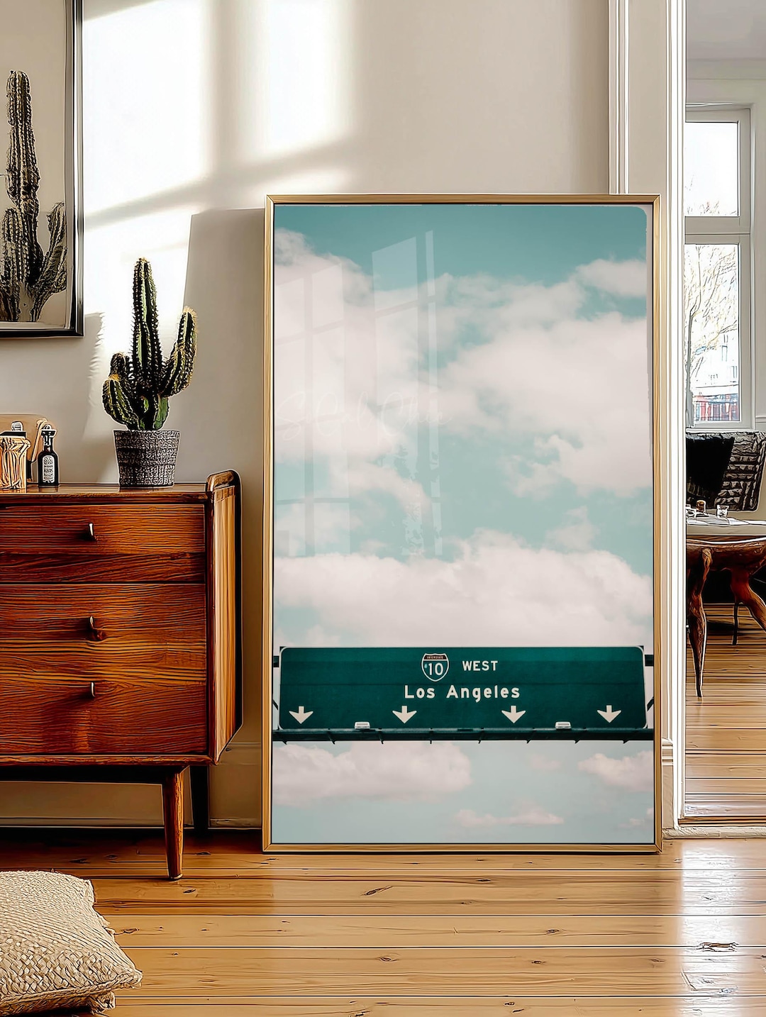 Los Angeles Freeway Photography Print: I-10 Highway Wall Art Poster - Etsy