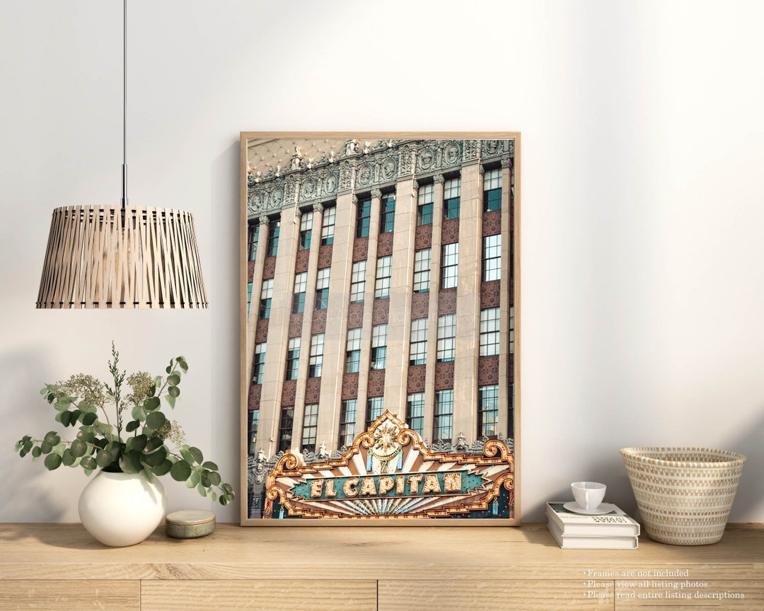 El Capitan Building Downtown Hollywood, Los Angeles, California Print ...