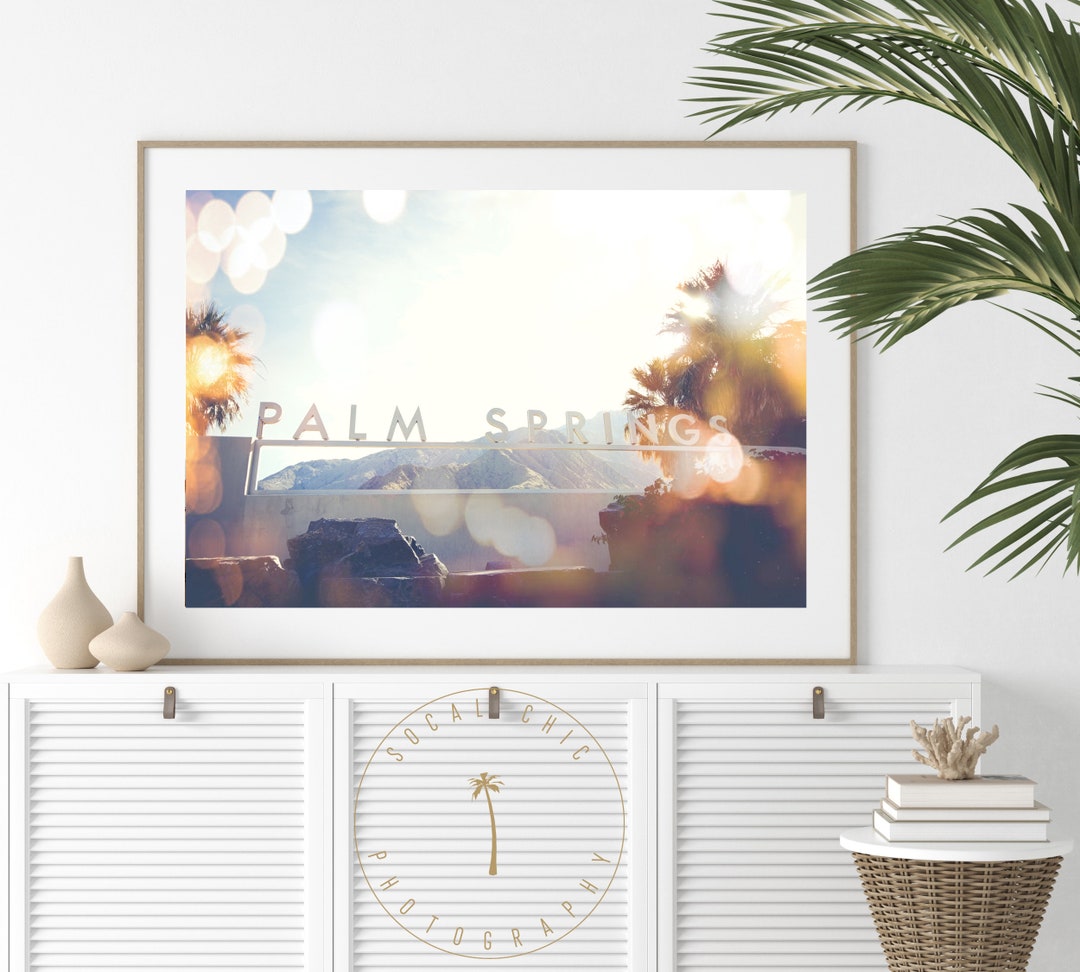 Palm Springs Print, Desert Print, Desert Photography, California ...