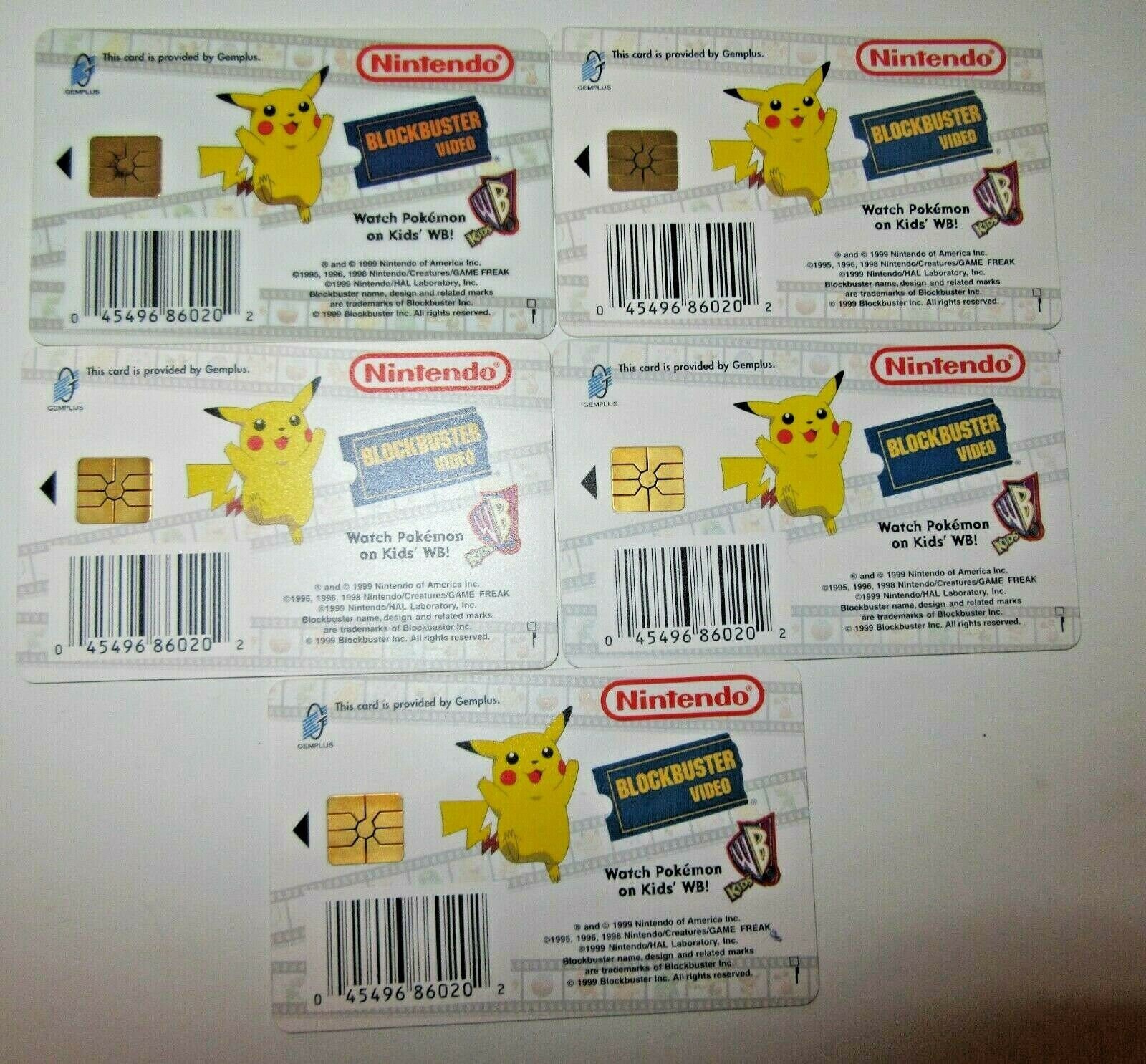 Pokemon Snap Blockbuster Card Set of 5 NEW and Unused Box | Etsy