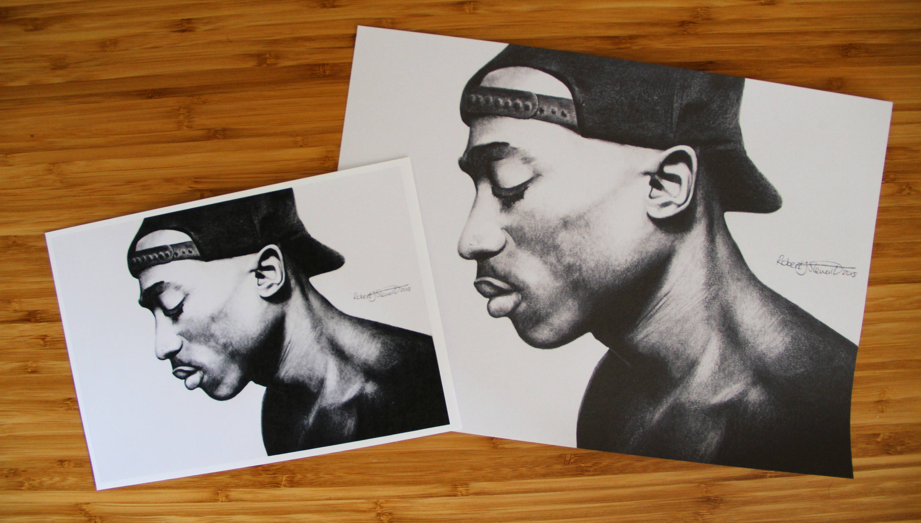 2pac A4/A5 Print of an Original Drawing by Robert J Stewart - Etsy