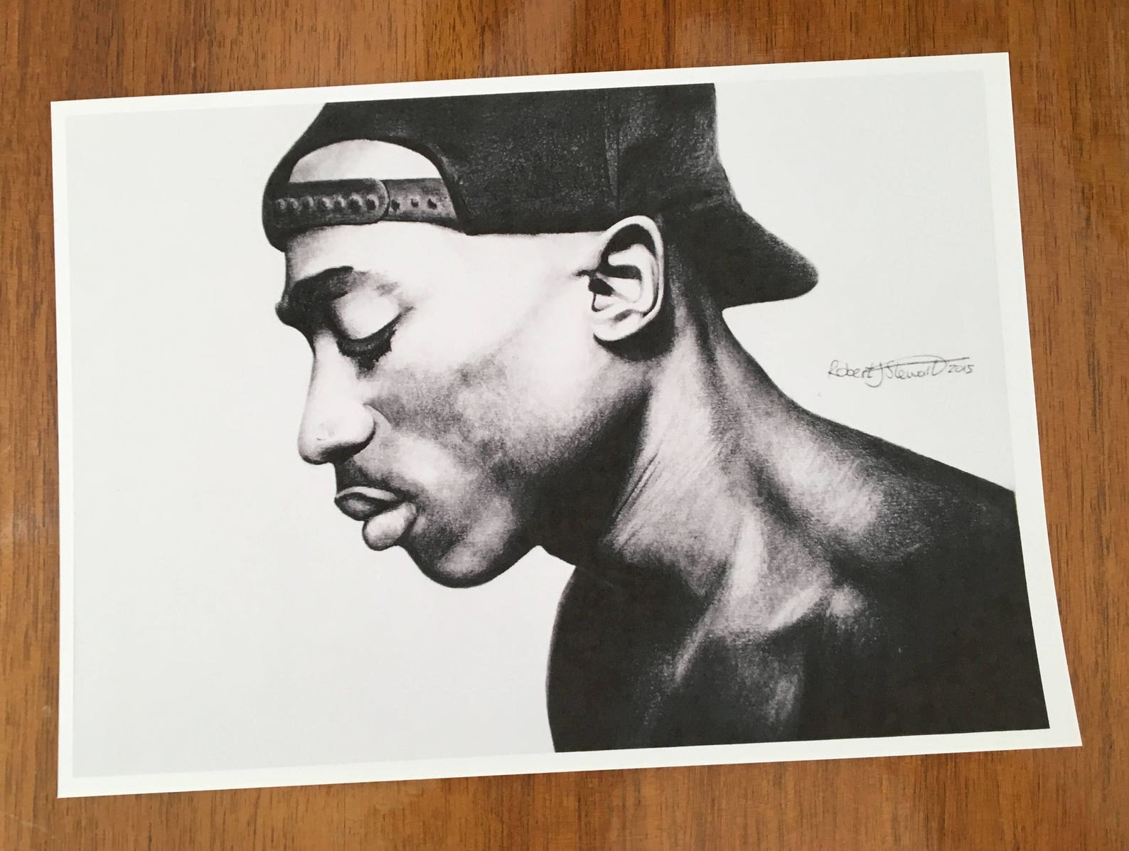 2pac A4/A5 Print of an Original Drawing by Robert J Stewart - Etsy