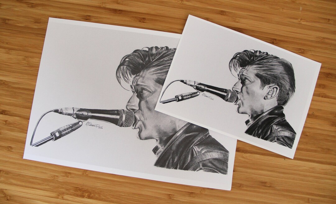 Alex Turner A4/A5 Print of an Original Drawing by Robert J Stewart - Etsy