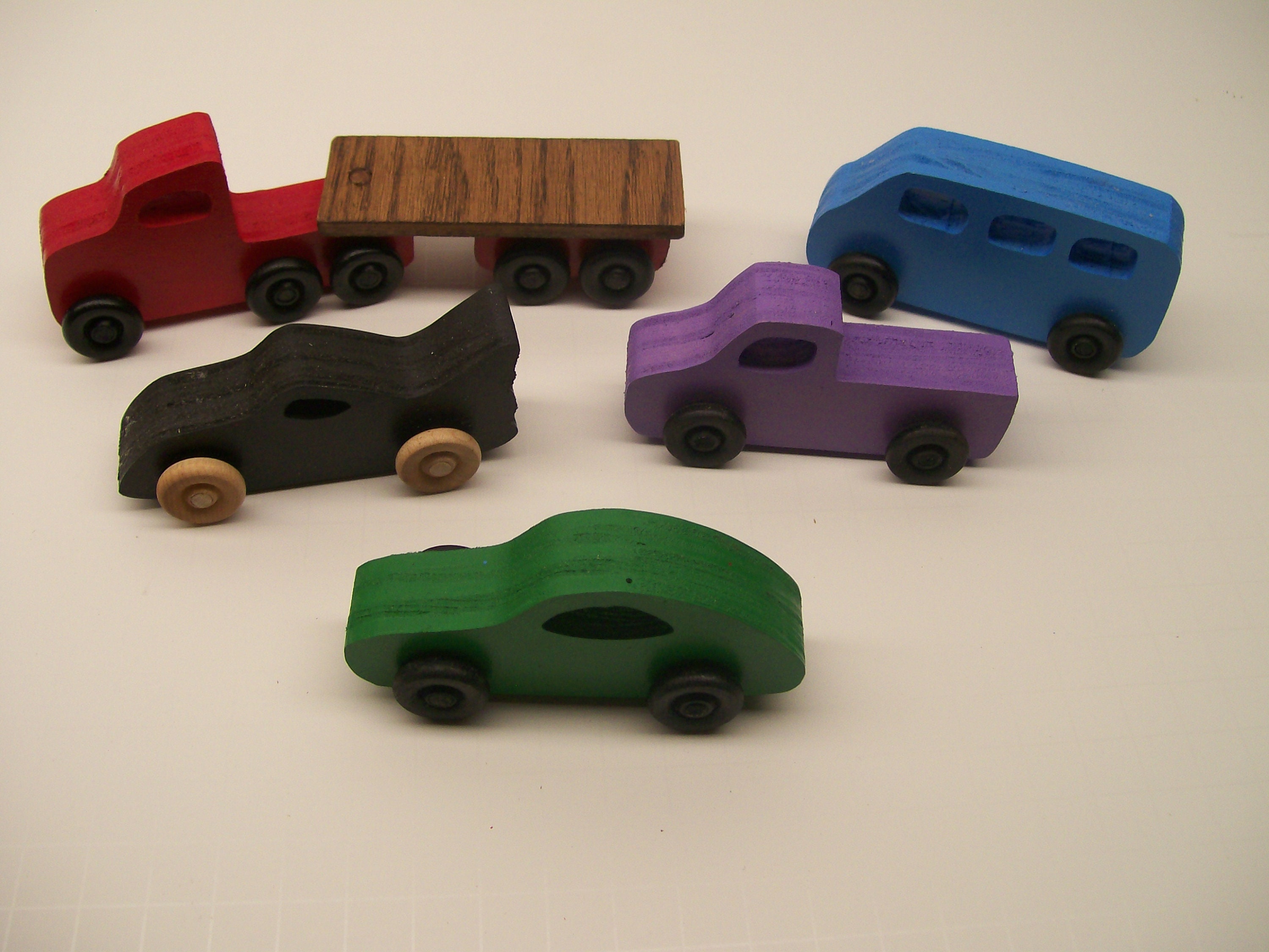 Wooden Cars and Trucks, Toy Cars for Kids, Wooden Toy Truck, Wooden ...