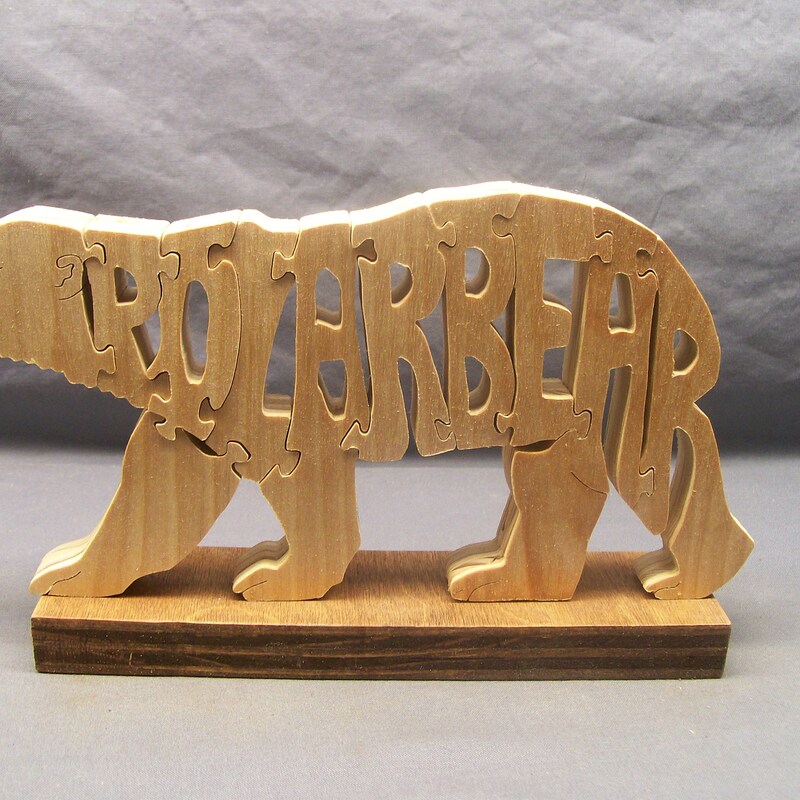 Polar Bear Puzzle - Etsy