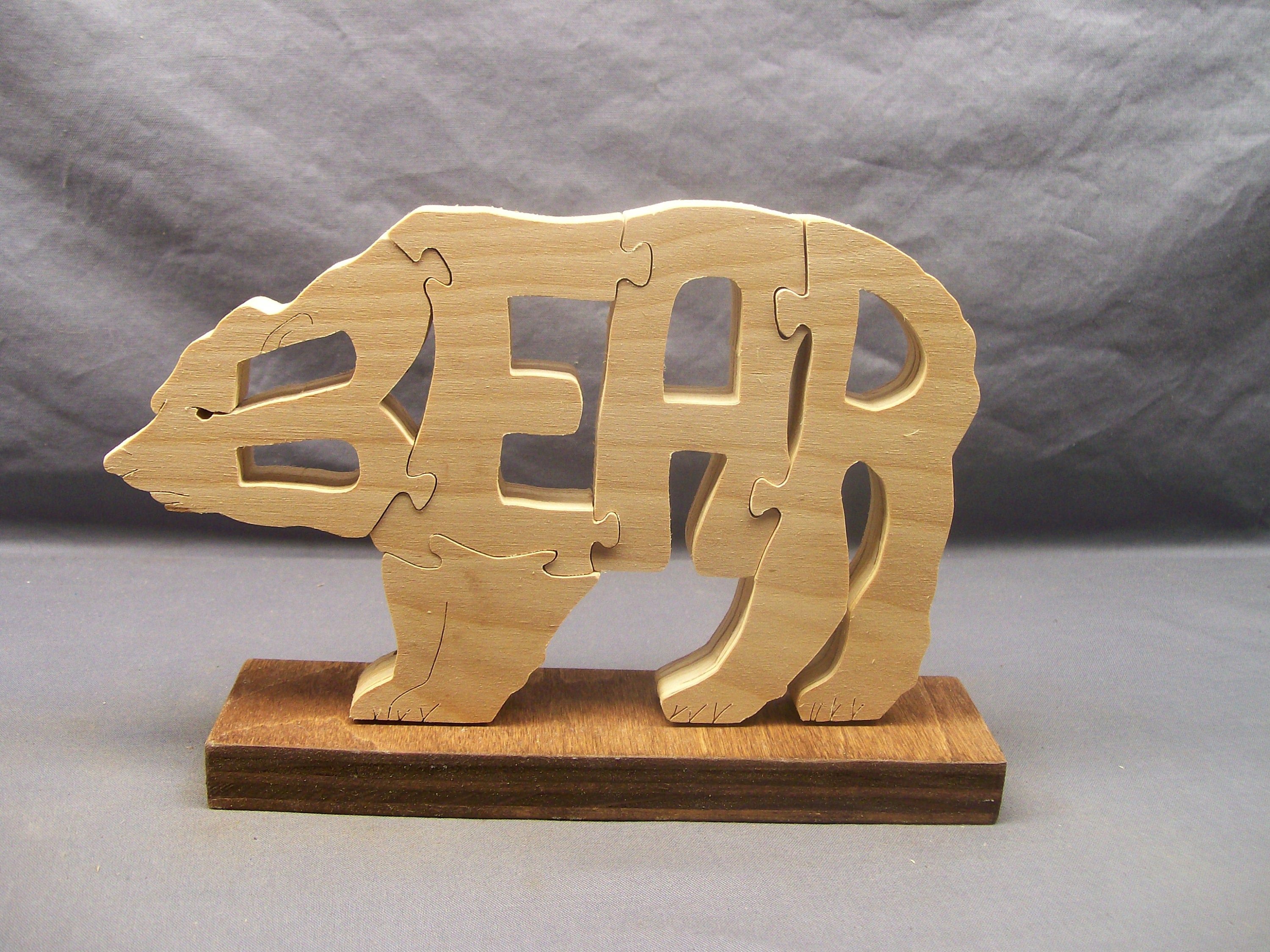 Bears, Grizzly Bear, Black Bear, Bear Puzzles, Wooden Animal Puzzles ...