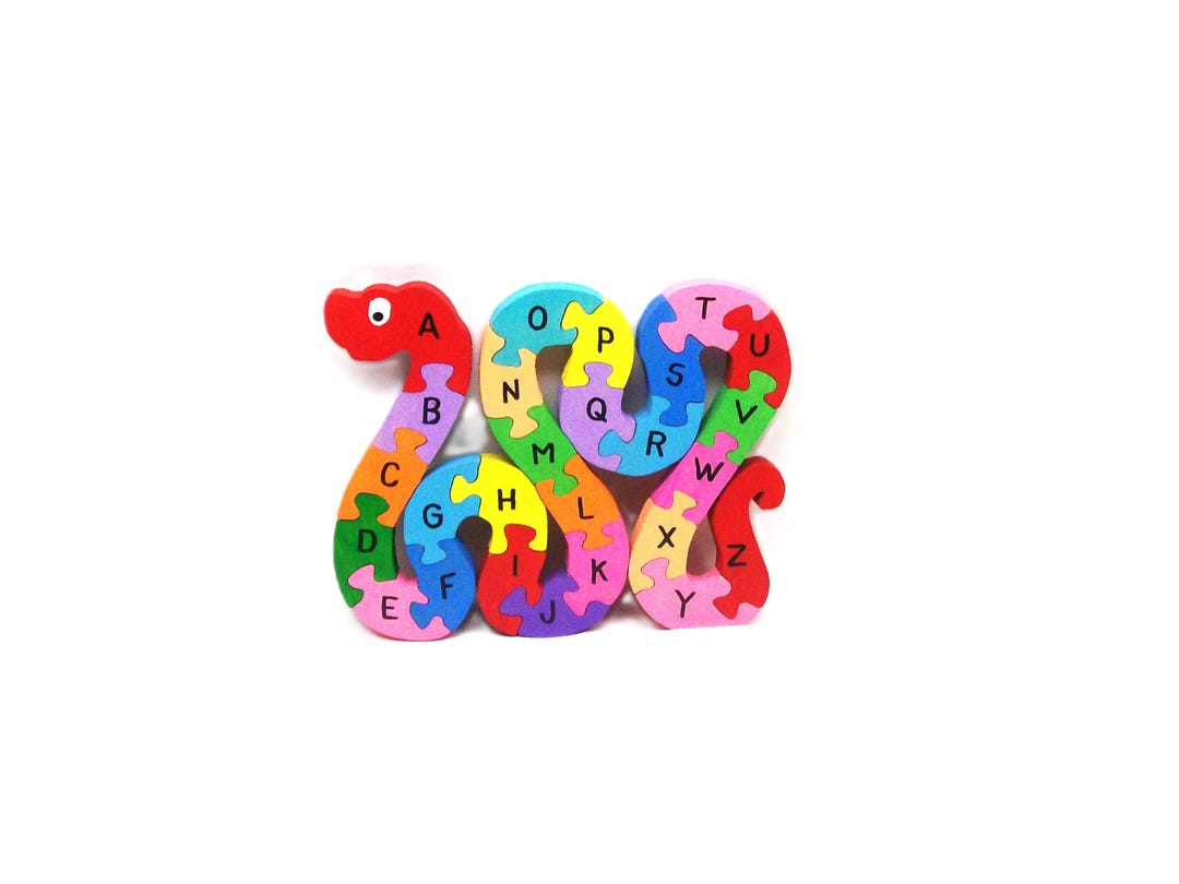 Snake Alphabet Puzzle, Alphabet Puzzle, Puzzle Child Educational, Abc ...