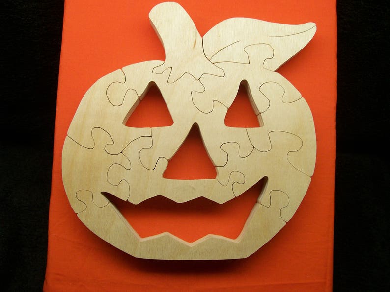 Puzzle Jack O Lantern Halloween - Etsy