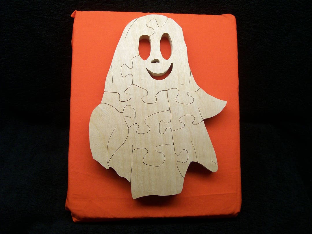 Halloween Ghost Puzzle - Etsy