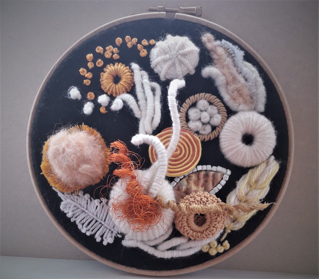 Hand Embroidery Wall Art/ 3D Embroidery Hoop Art - Etsy