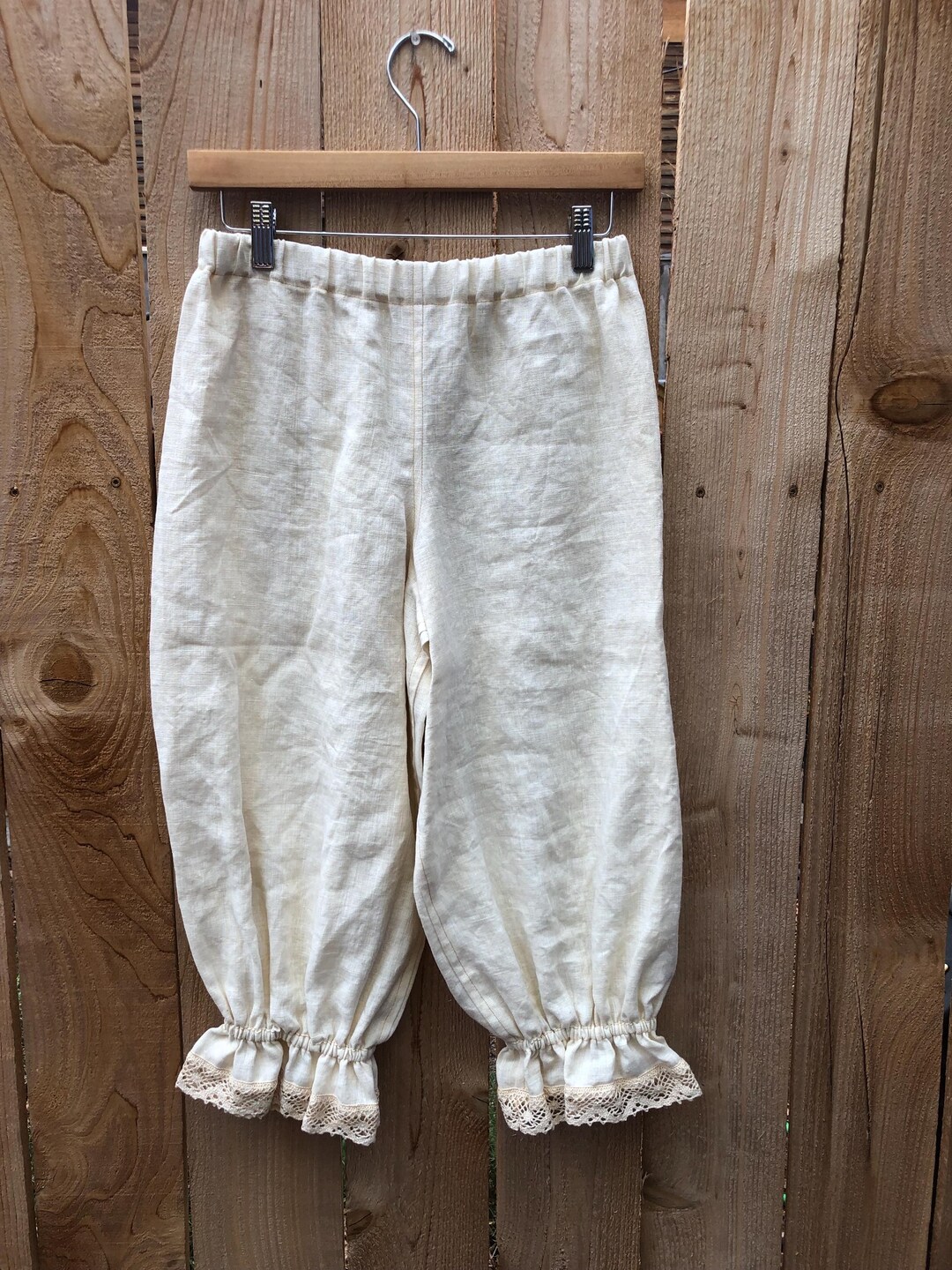 Handmade Thick Linen and Lace Bloomers Extra Small Woman or Kids 200 - Etsy