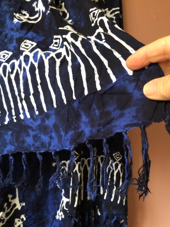 New Polynesian Batik Shawl Sarong Wrap - Gem