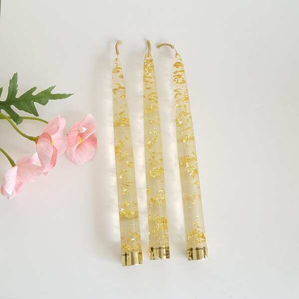Lucite Taper Candles - Etsy