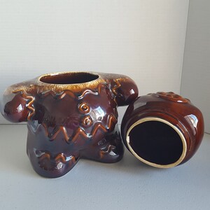 Gingerbread Man Vintage Hull Pottery Cookie Jar Brown Drip 1940s - Etsy