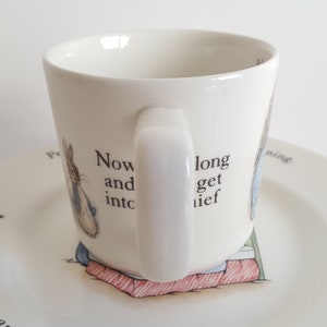 Wegwood Peter Rabbit Child's Mug & Plate Set Beatrix Potter Made in ...