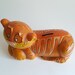 Bat Eyed Cat Vintage Orange Tabby Coin Bank Halloween Retro - Etsy