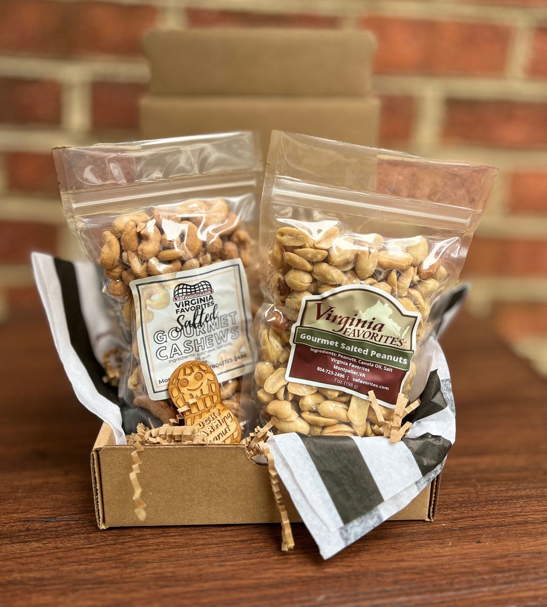 Peanut Cashew Gift Box - Etsy