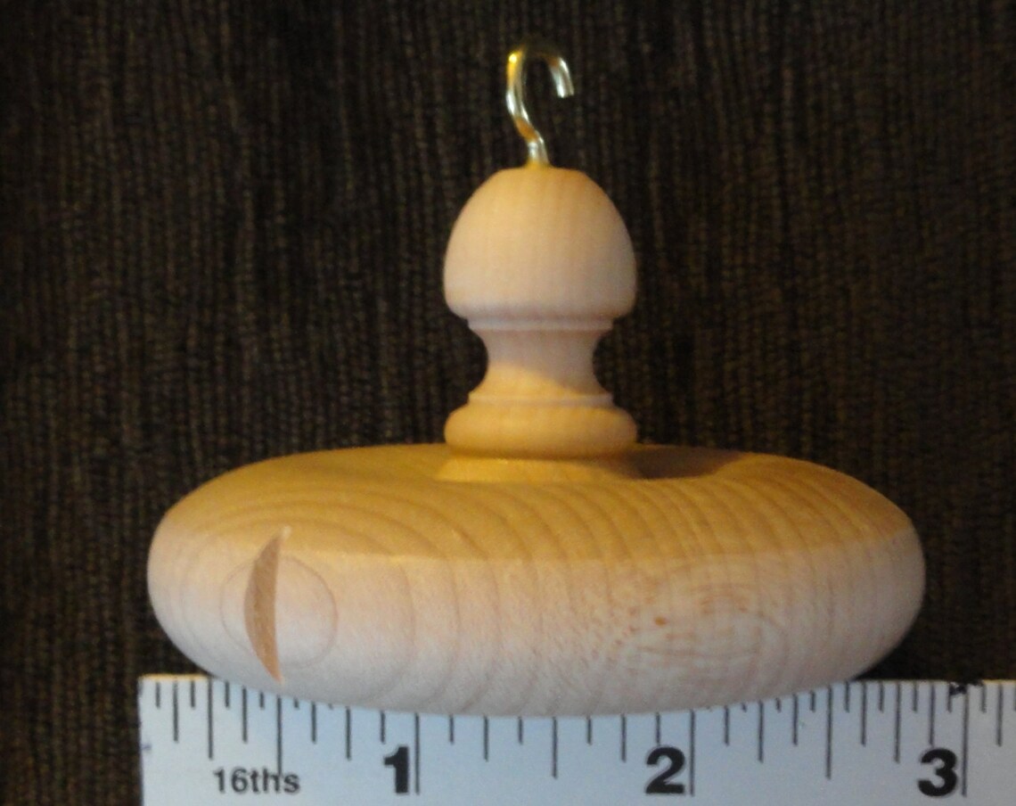 Top Whorl Drop Spindle 3 Inch Diameter Notched Whorl 10 - Etsy