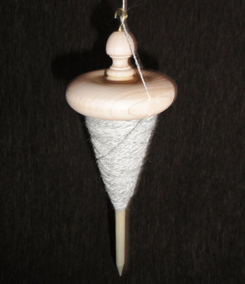 Top Whorl Drop Spindle 3 Inch Diameter Notched Whorl 10 - Etsy