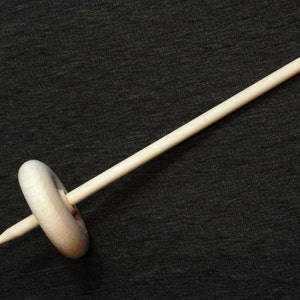 Bottom Whorl Drop Spindle, 3" Whorl, 10" Long, 2.3 Oz. With Brass Hook ...