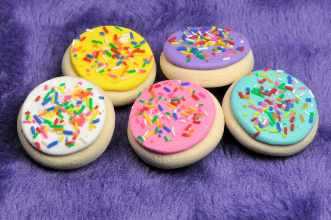 Frosted Sugar Cookies Mini Magnet Set of 5 - Etsy