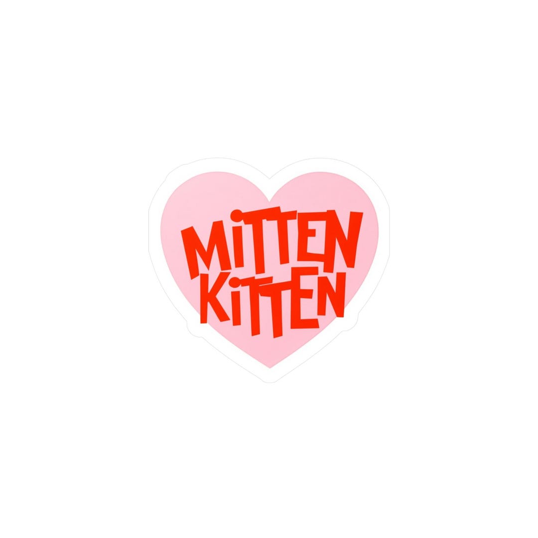 Mitten Kitten Kiss-cut Vinyl Decals - Etsy