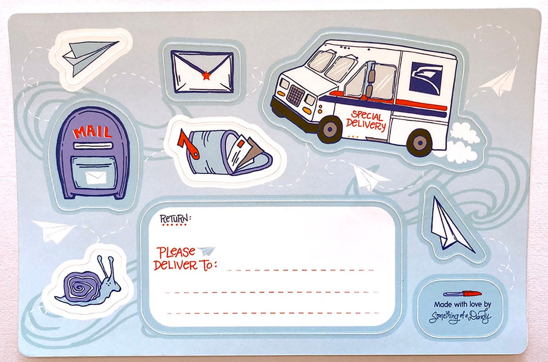 Pen-pal Sticker Sheet - Etsy