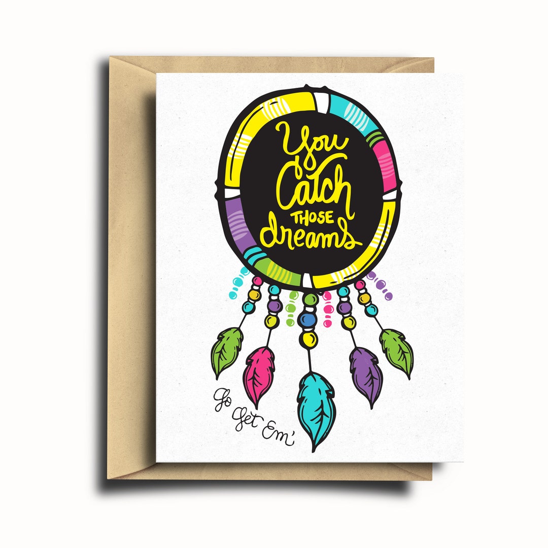 Dream Catcher Greeting Card - Etsy