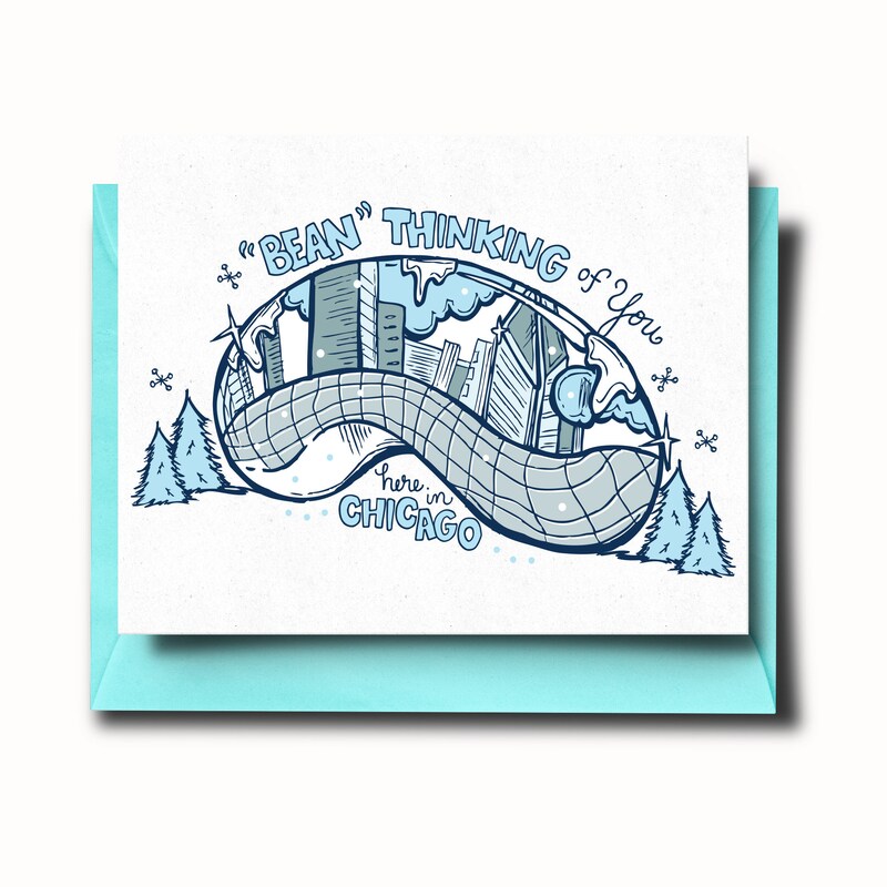 Chicago Card - Etsy