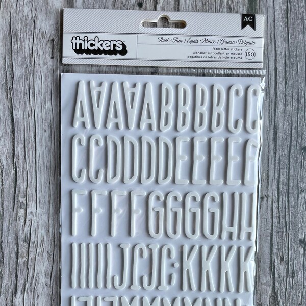 Alphabet Stickers - Etsy