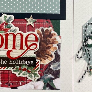 Home for the Holidays - Merry Christmas Premade Scrapbook Pages, 12x12 ...
