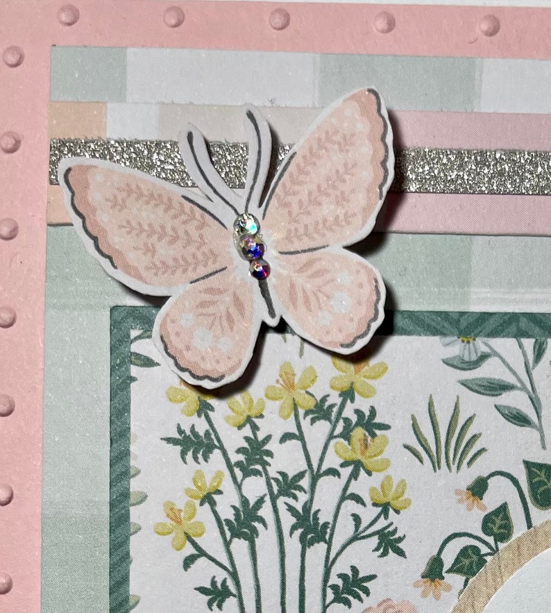Butterfly Blush Premade Cards Set of 4 Cards Cards for Her, Card Kit ...